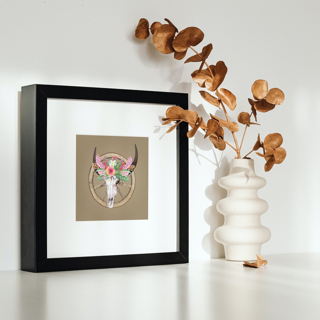 Carabao Skull Art | Philippine Carabao Art | Filipino Gifts ...