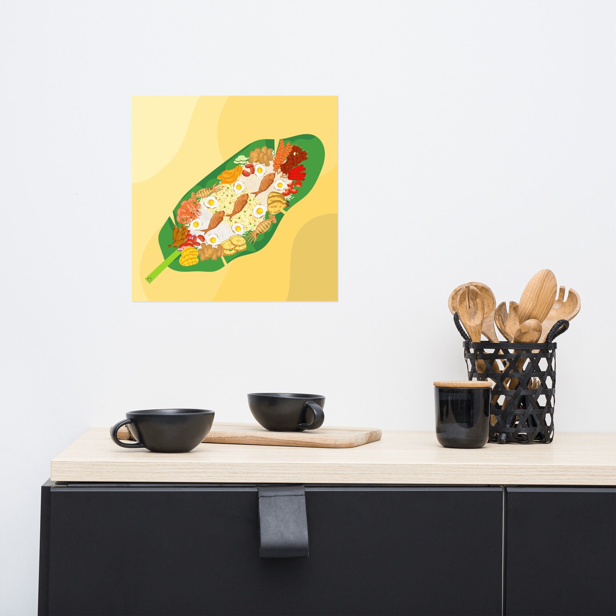 Filipino Kamayan Poster | Kamayan Poster | Kamayan Art Poster ...