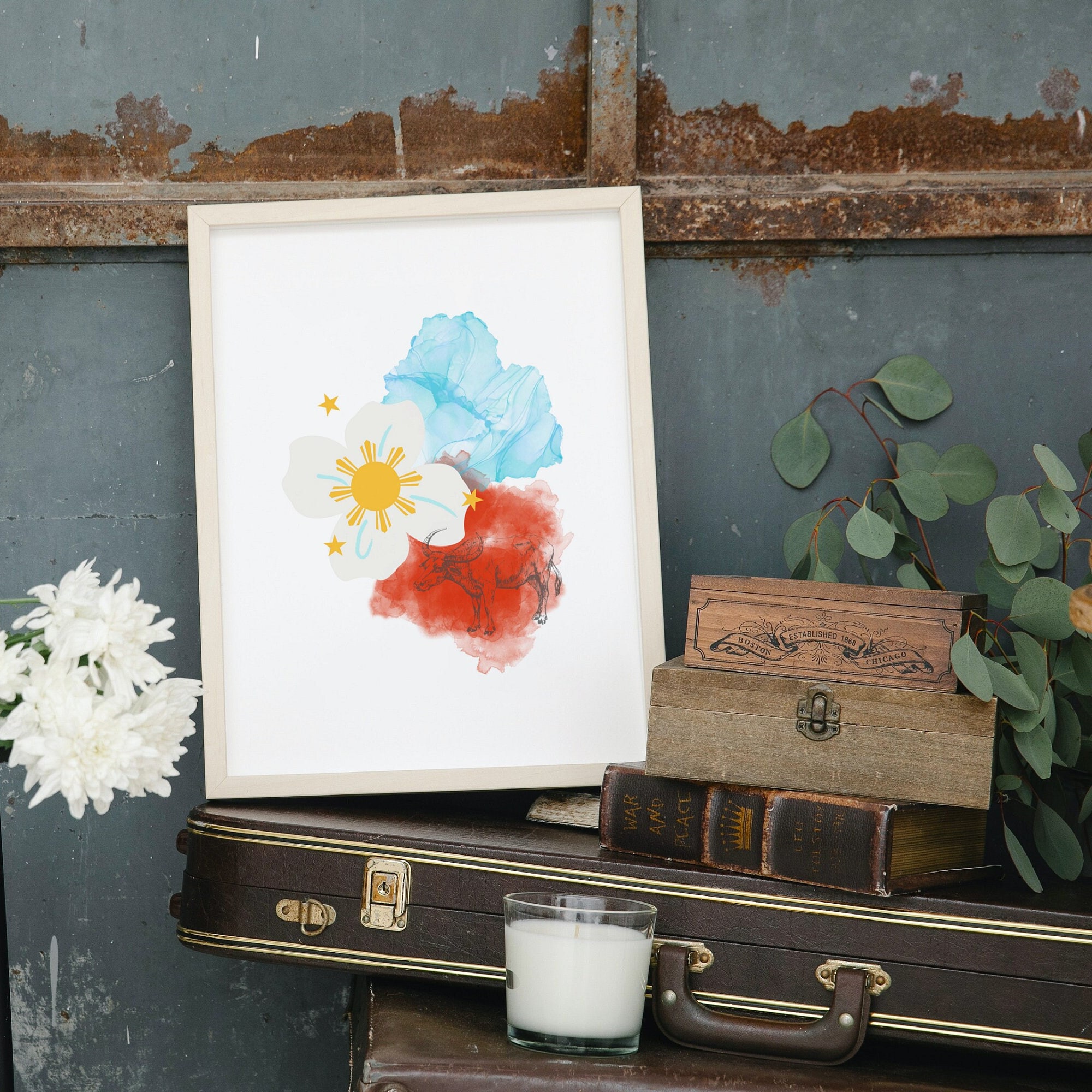 Filipino Carabao Art Carabao Artwork DIGITAL Art - Etsy