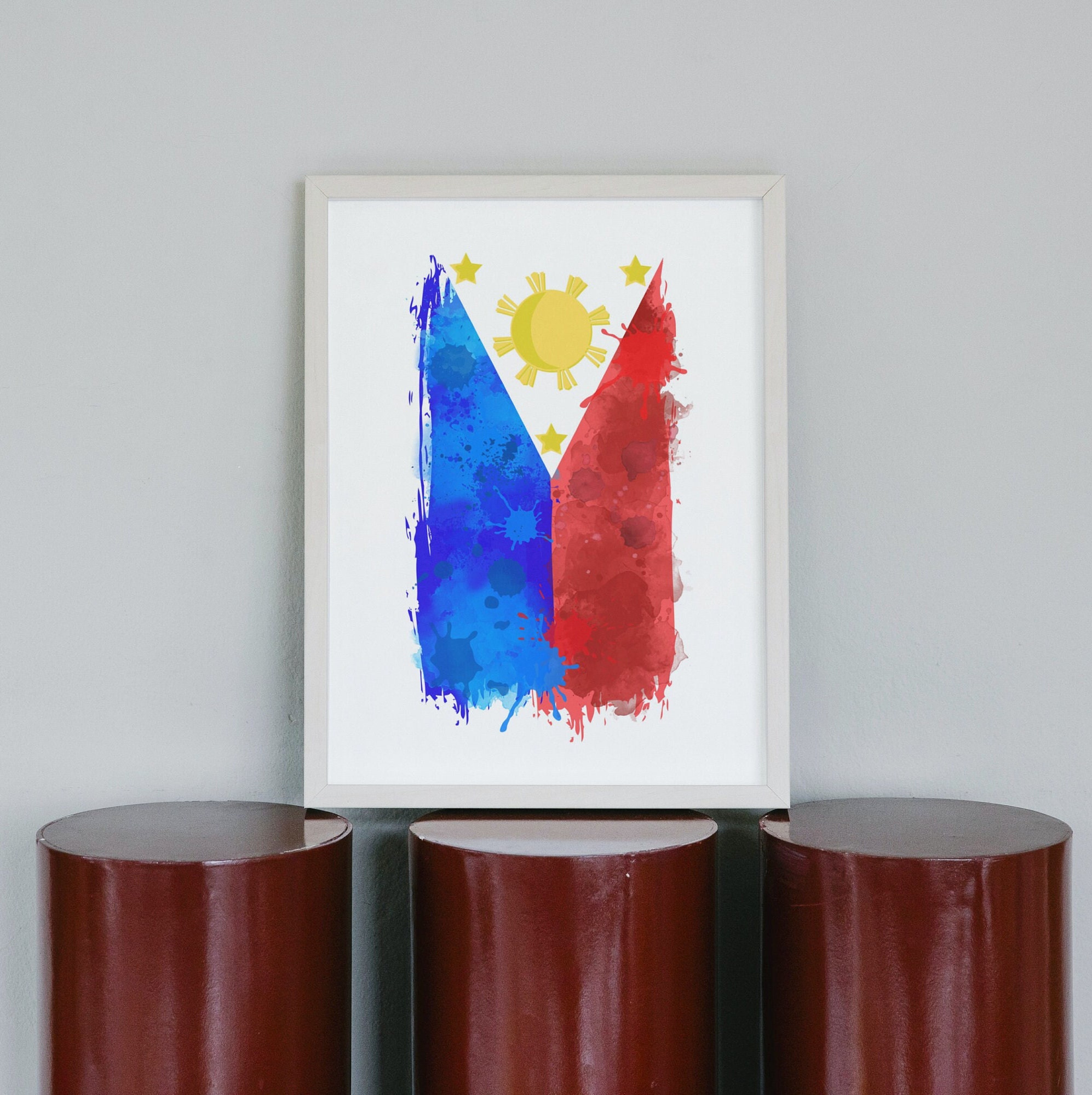 Philippine Flag Art | Filipino Flag | Digital Art| Filipino Gifts ...