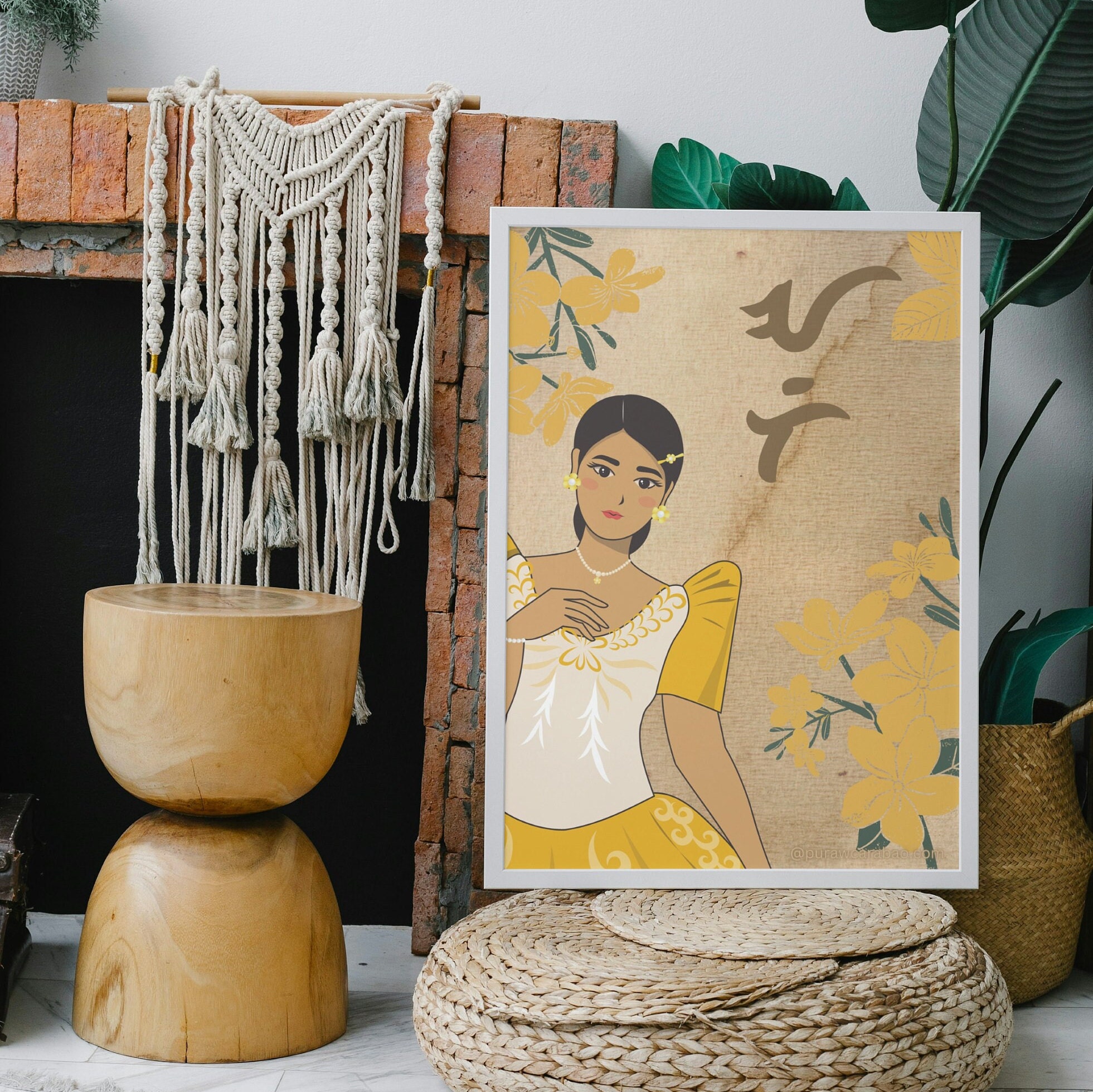 Filipino Ate Art | Baybayin Art | Sister | Family | Philippines Gift ...