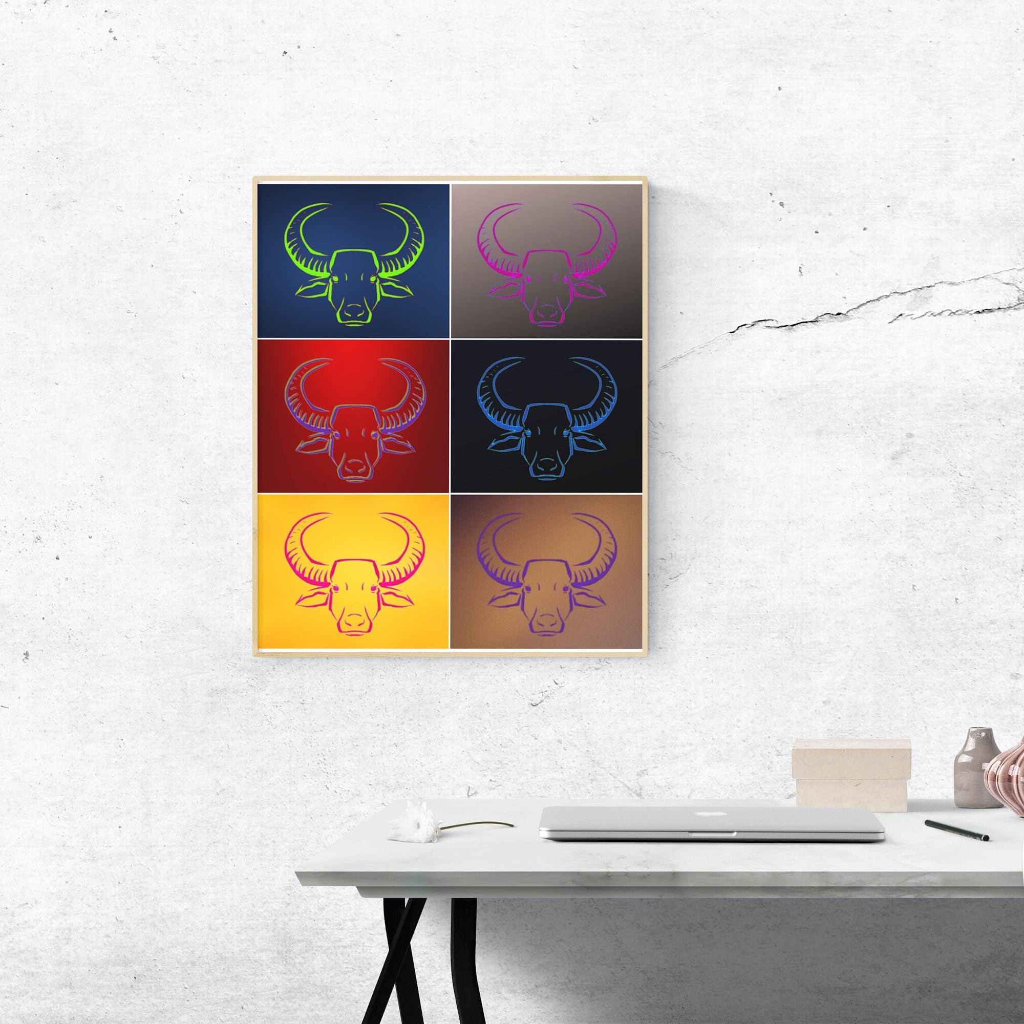 Carabao Pop Art | Asian Carabao Art | Filipino Gift | Philippine ...