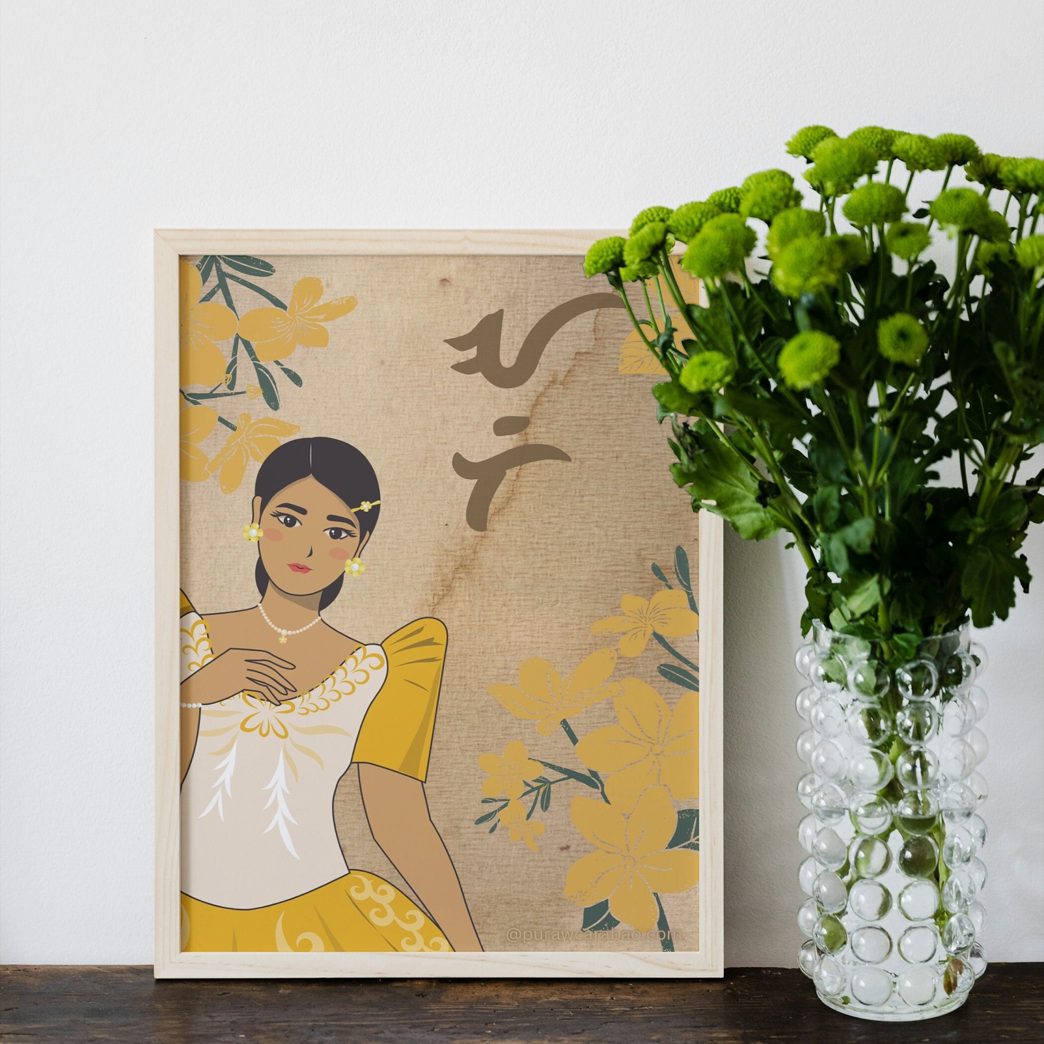 Filipino Ate Art | Baybayin Art | Sister | Family | Philippines Gift ...