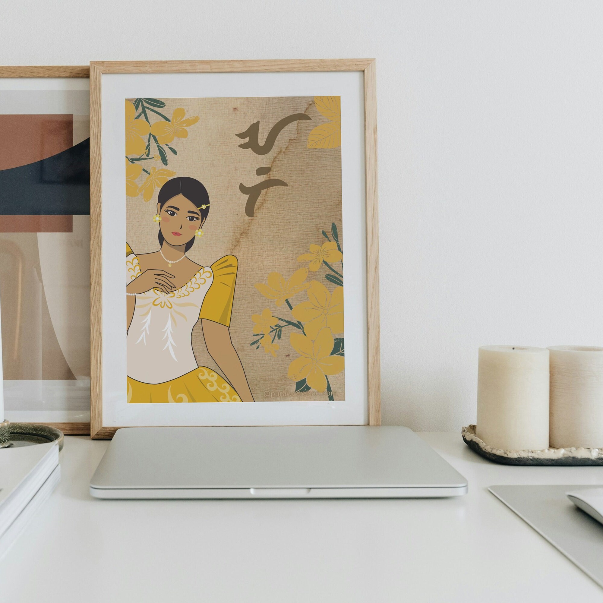 Filipino Ate Art | Baybayin Art | Sister | Family | Philippines Gift ...