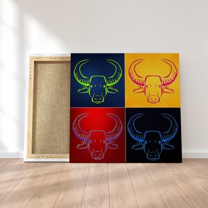 Carabao Pop Art | Philippine Carabao Art | Filipino Gift | Philippine ...