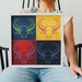 Filipino Carabao Pop Art | Carabao Wall Art | Filipino Culture Modern ...