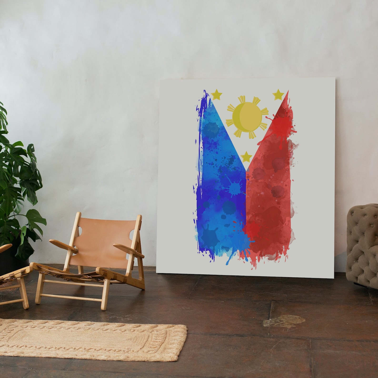 Philippine Flag Art | Filipino Flag | Digital Art| Filipino Gifts ...