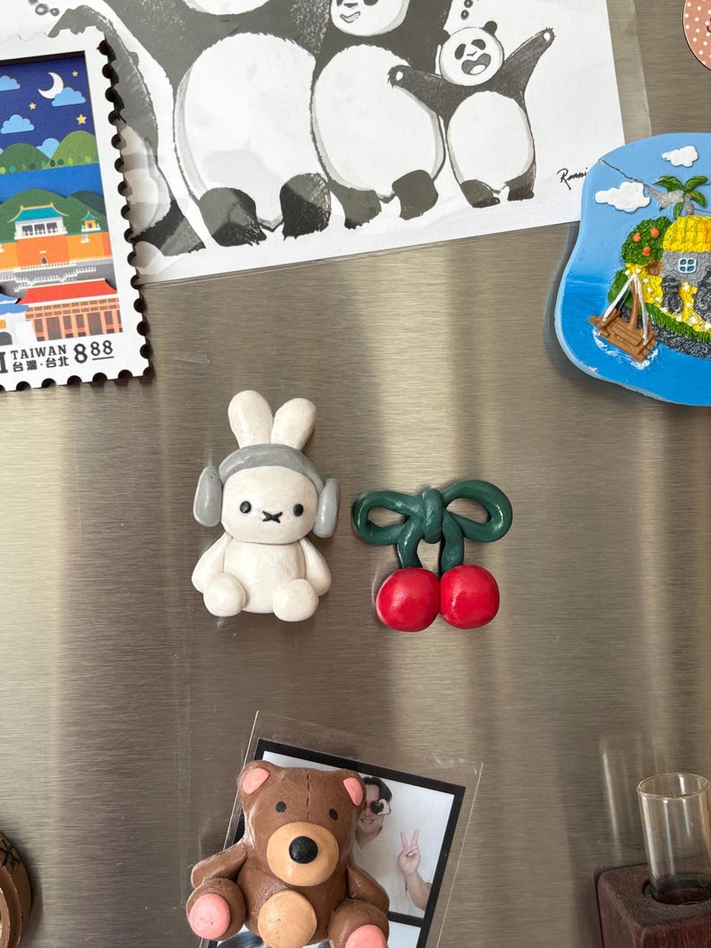 Handmade Cute Clay Fridge Magnets - Etsy