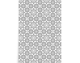 Jumbo Coloring Poster Islamic Geometric Design 2 - Etsy