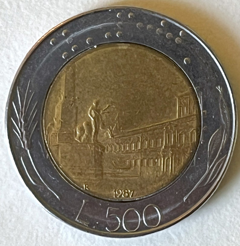 Italian Lire Coins 10, 100, 200 and 500L From 1954-1992; Including ...