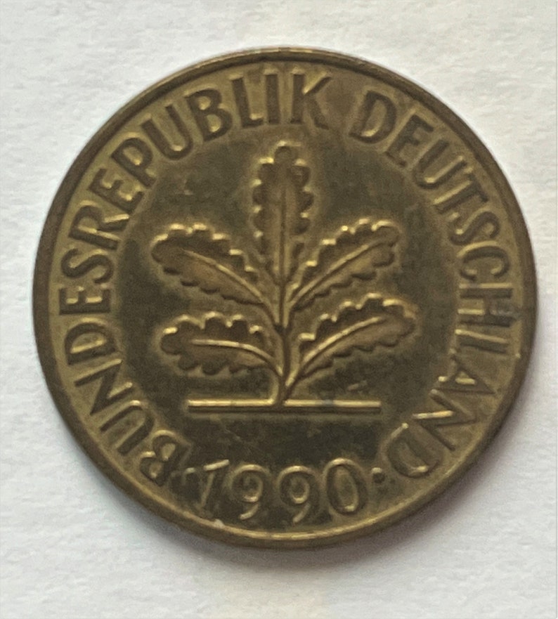 Vintage 10 Pfennig Coins From West Germany - Various Years and Mints ...