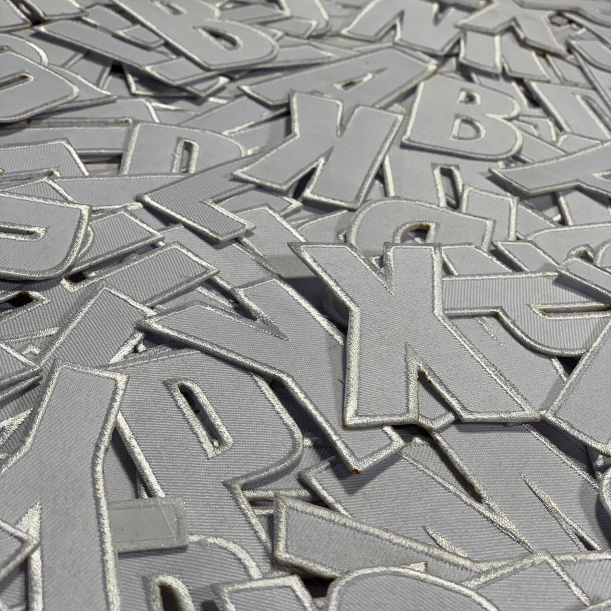 Letters Alphabet Colour Letter Patch Patches Clothes Iron on Sew on ...