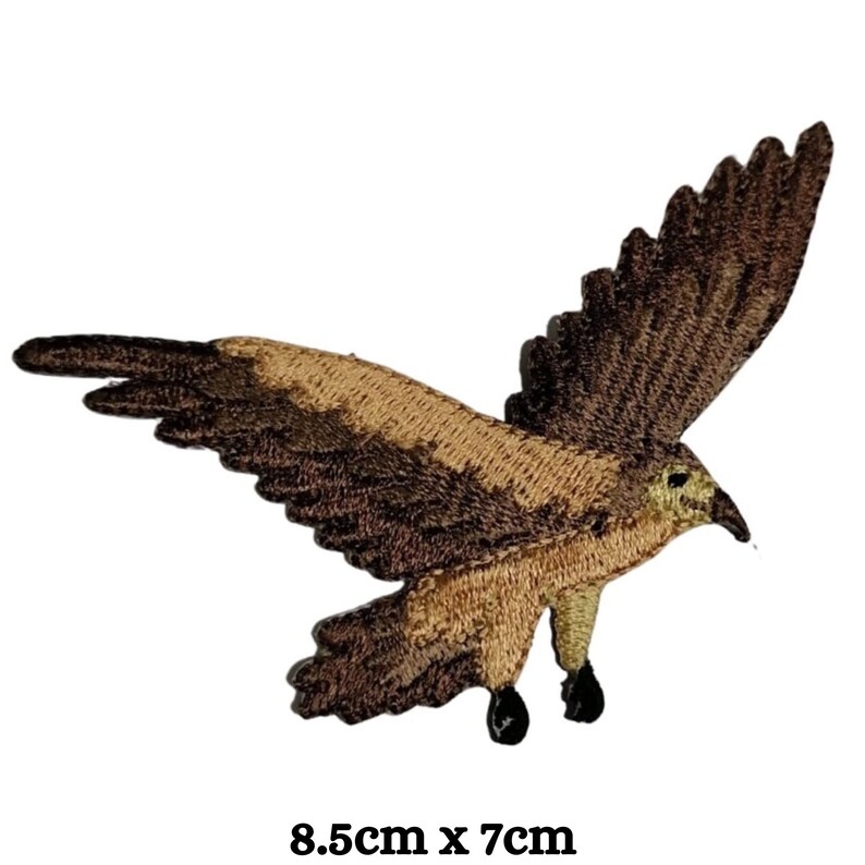 Flying Hawk Falcon Patch, Eagle Iron on Sew on , Hawk Applique, Gift ...