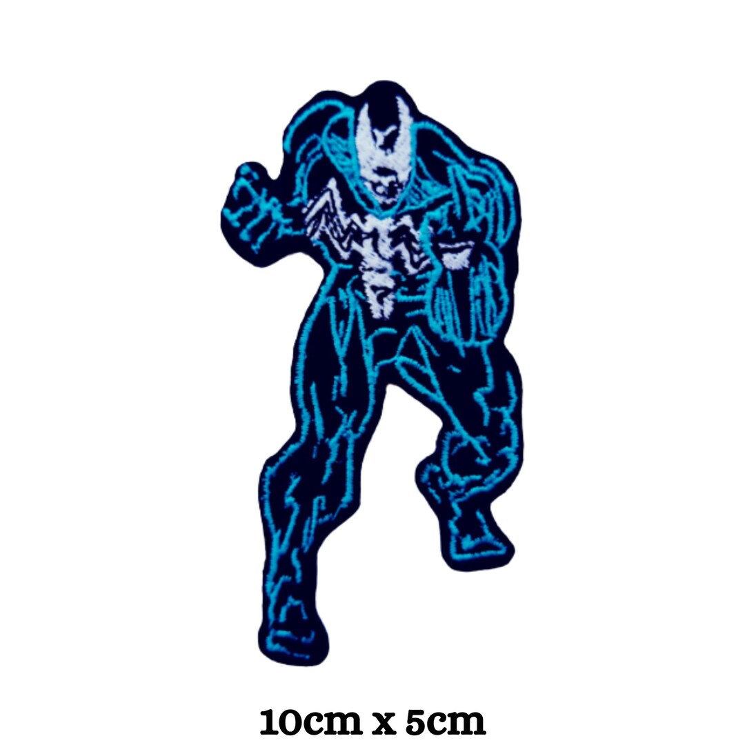 Venom Comic Superhero Cartoon Clothing Iron on Sew on Embroidered Patch ...