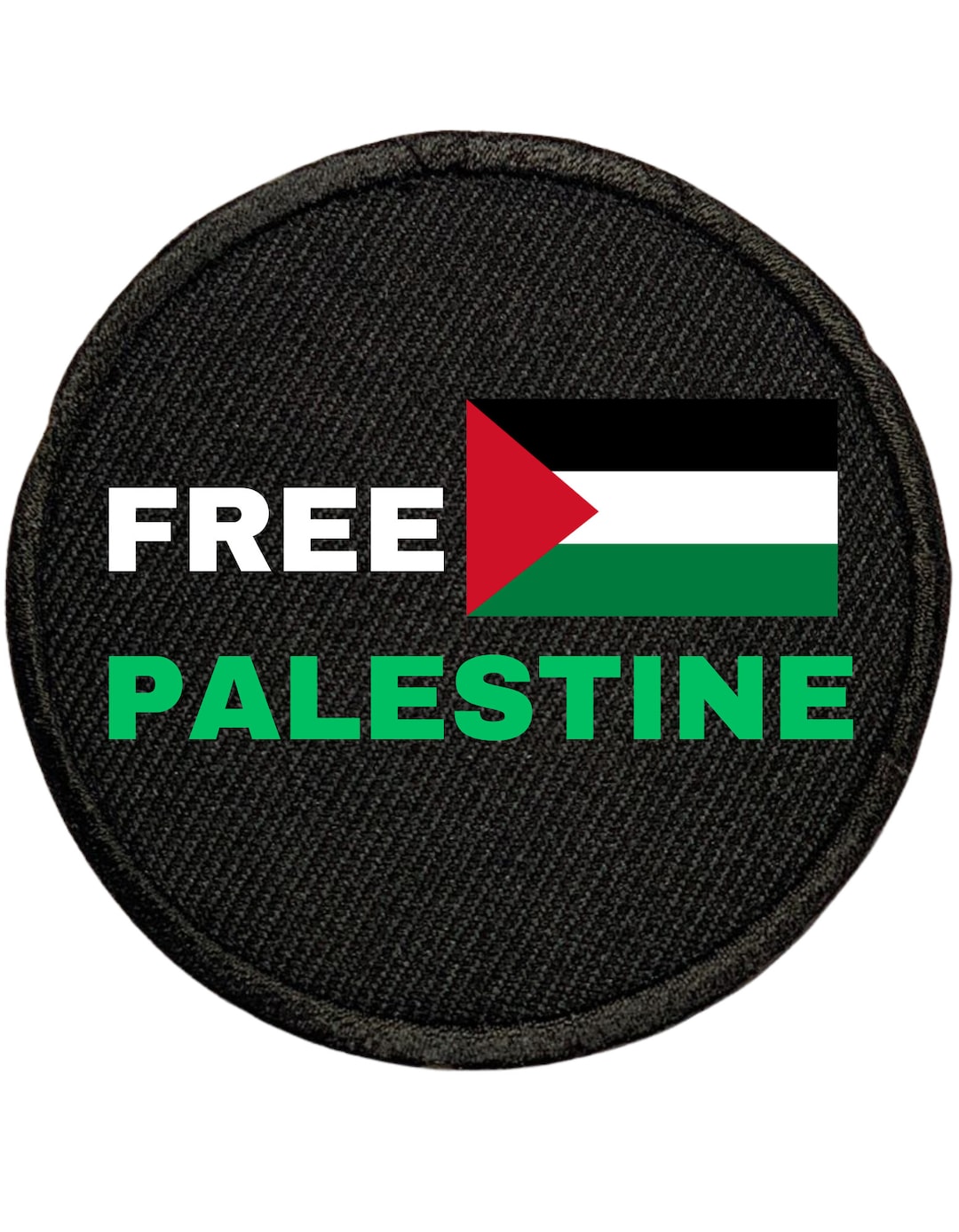 Free Palestine Flag Sew on Patch Stand With Palestine Printing - Etsy