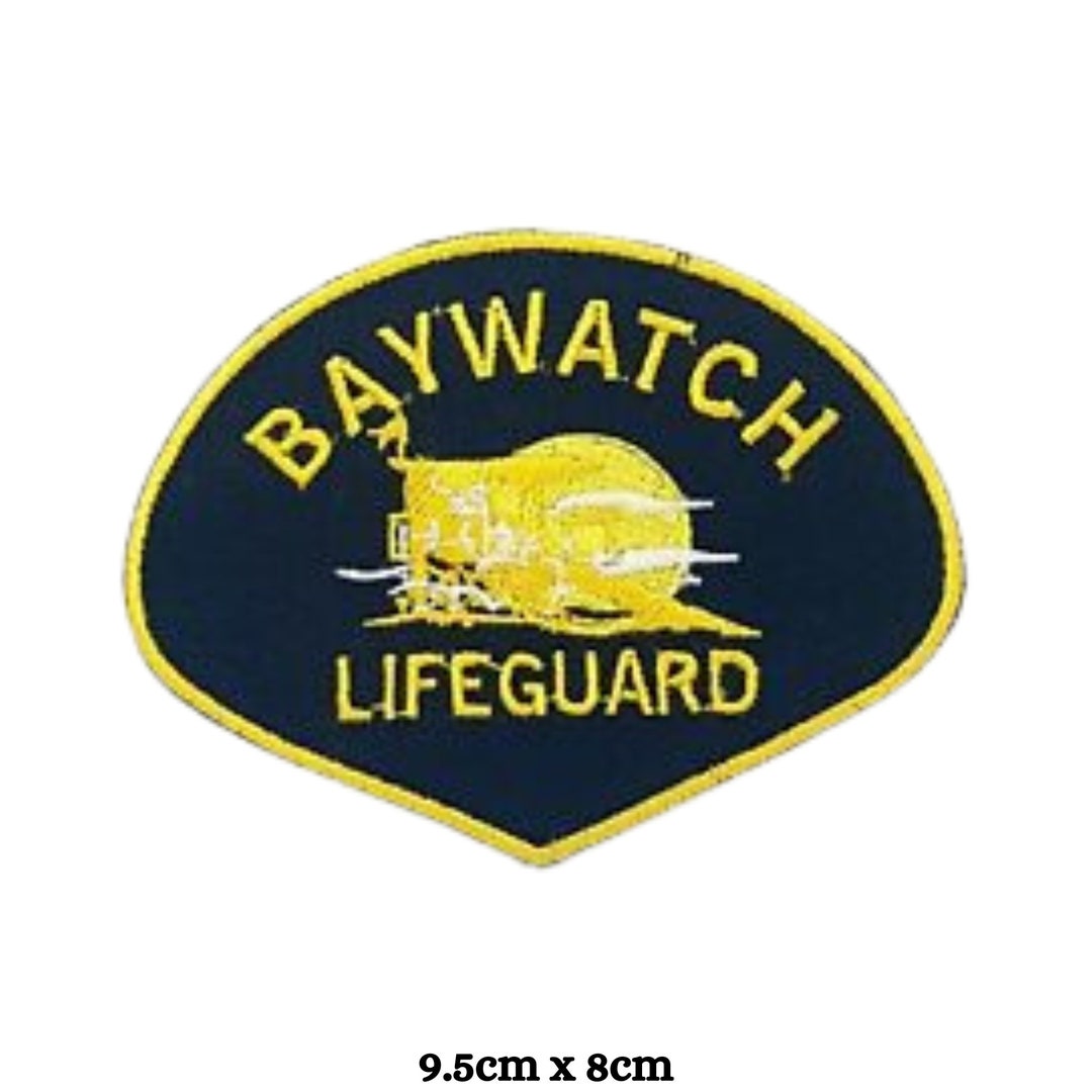 Baywatch Lifeguard, Life Guard Embroidery Patch Iron on Sew on Badges ...