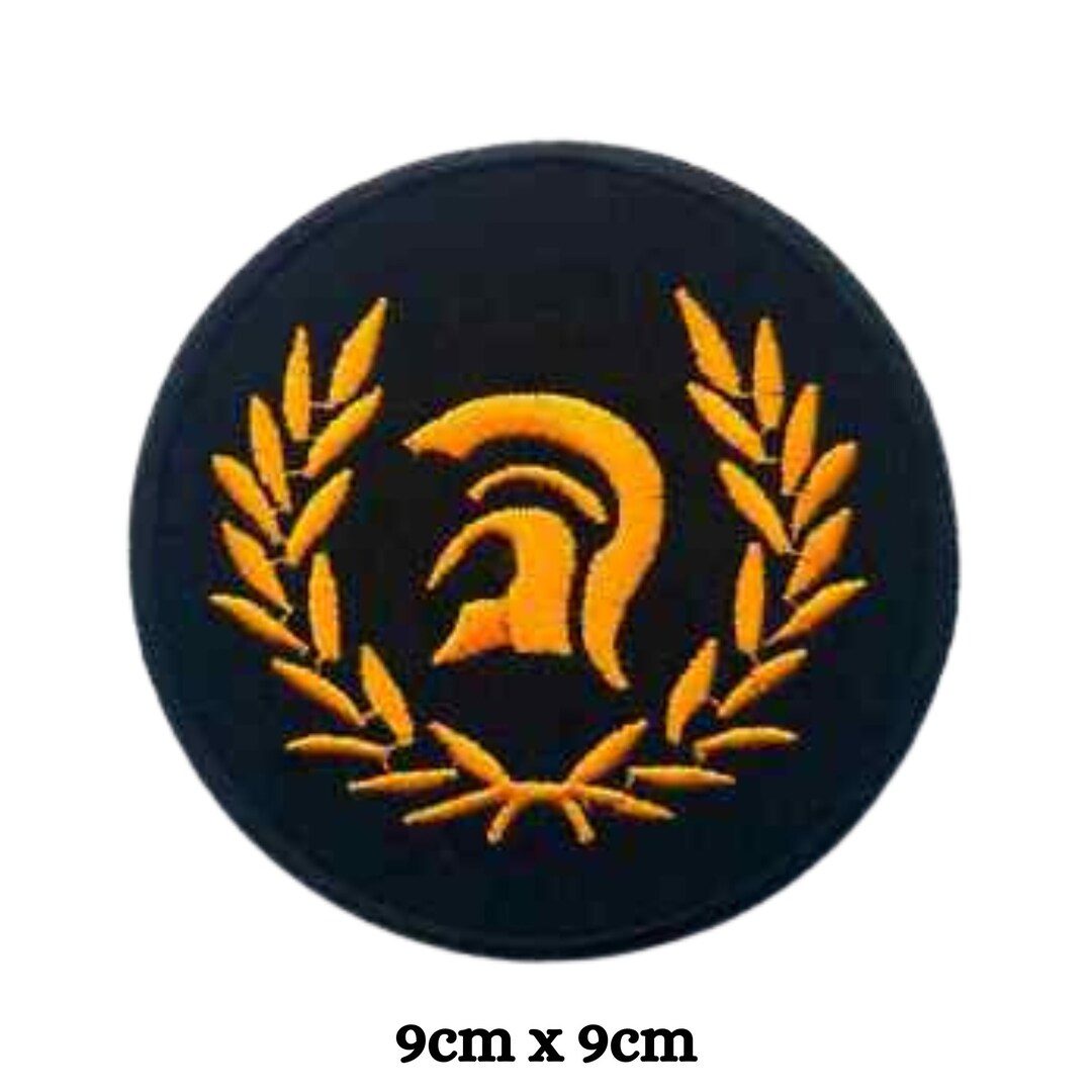 Trojan Soldier Music Logo Clothing Jacket Shirt Badge Iron on Sew on ...