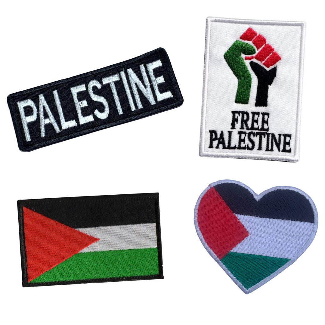 I Stand With Palestine Iron on Patch Stand With Palestine Embroidered ...