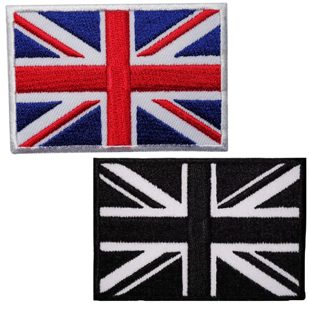 Union Jack National Country Flag of Untied Kingdom Iron on Patch ...