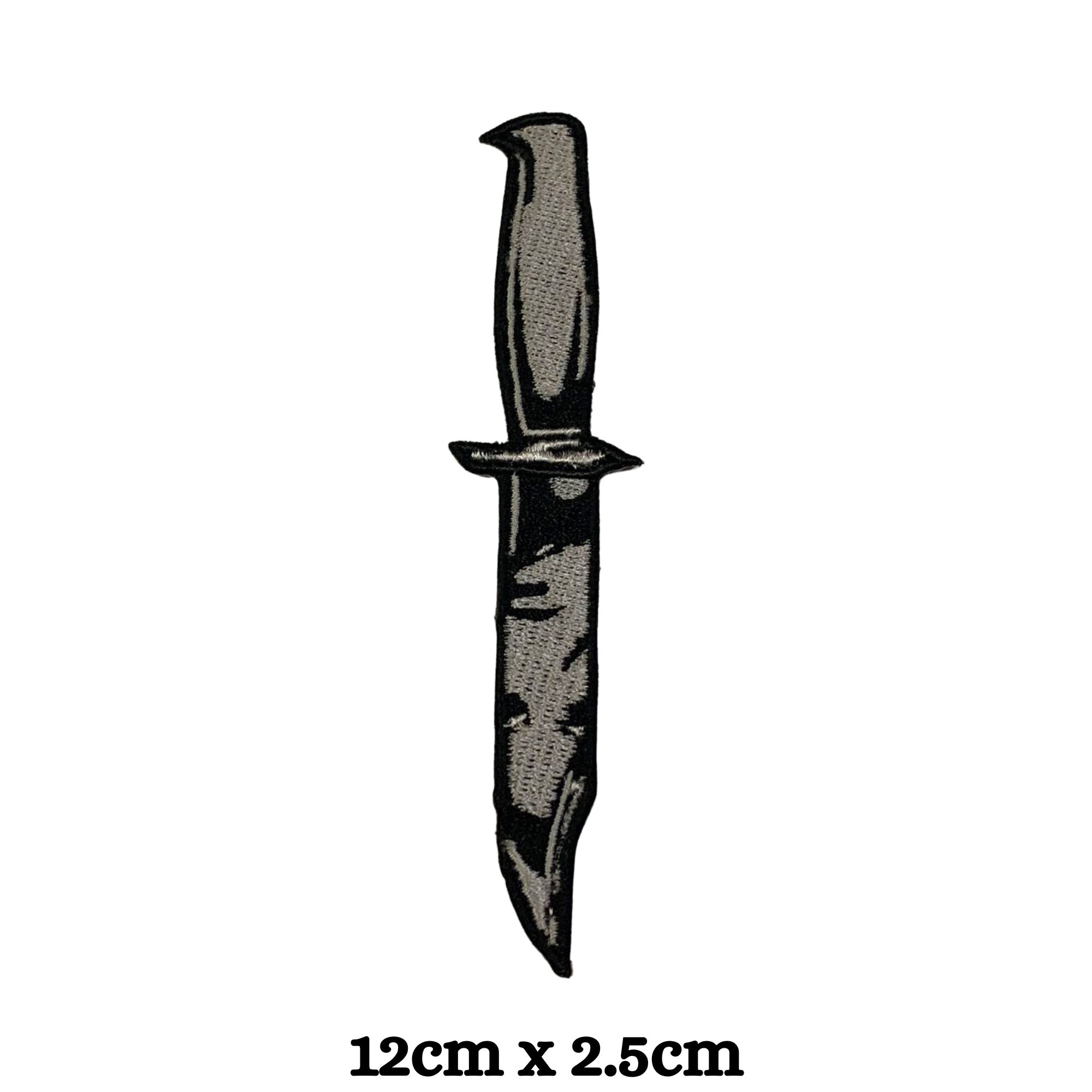 7 Horror Killer Knife Scream Slice Iron on Patch Embroidered - Etsy