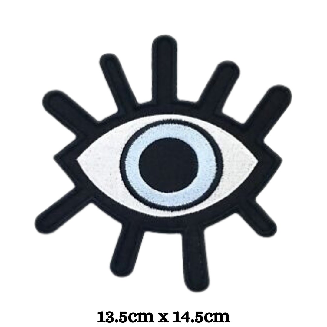 Evil Eye Embroidery Patch Iron on Sew on Badges Applique - Etsy