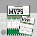 MVP Football Template: Editable Teacher Appreciation, School Spirit ...