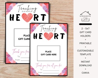 EDITABLE Superhero Themed Gift Card Holder, Appreciation Gift ...