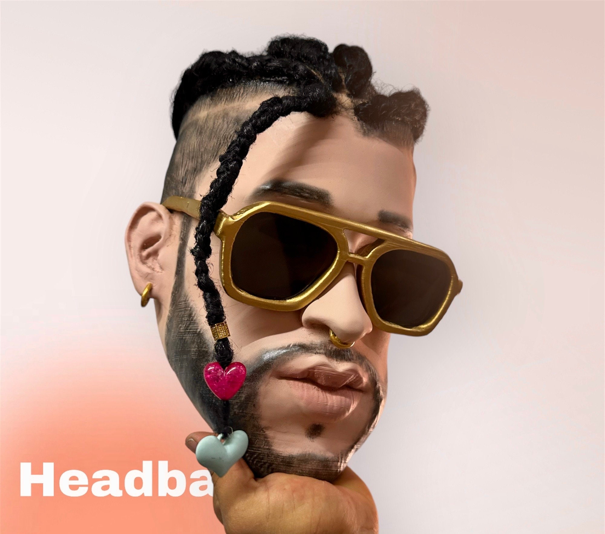 Bad Bunny (props, Headball, Helmet) - Etsy