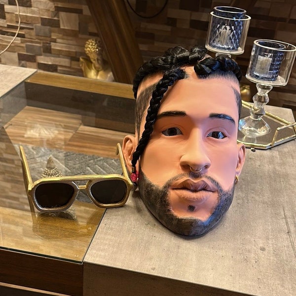 Bad Bunny Mask - Etsy