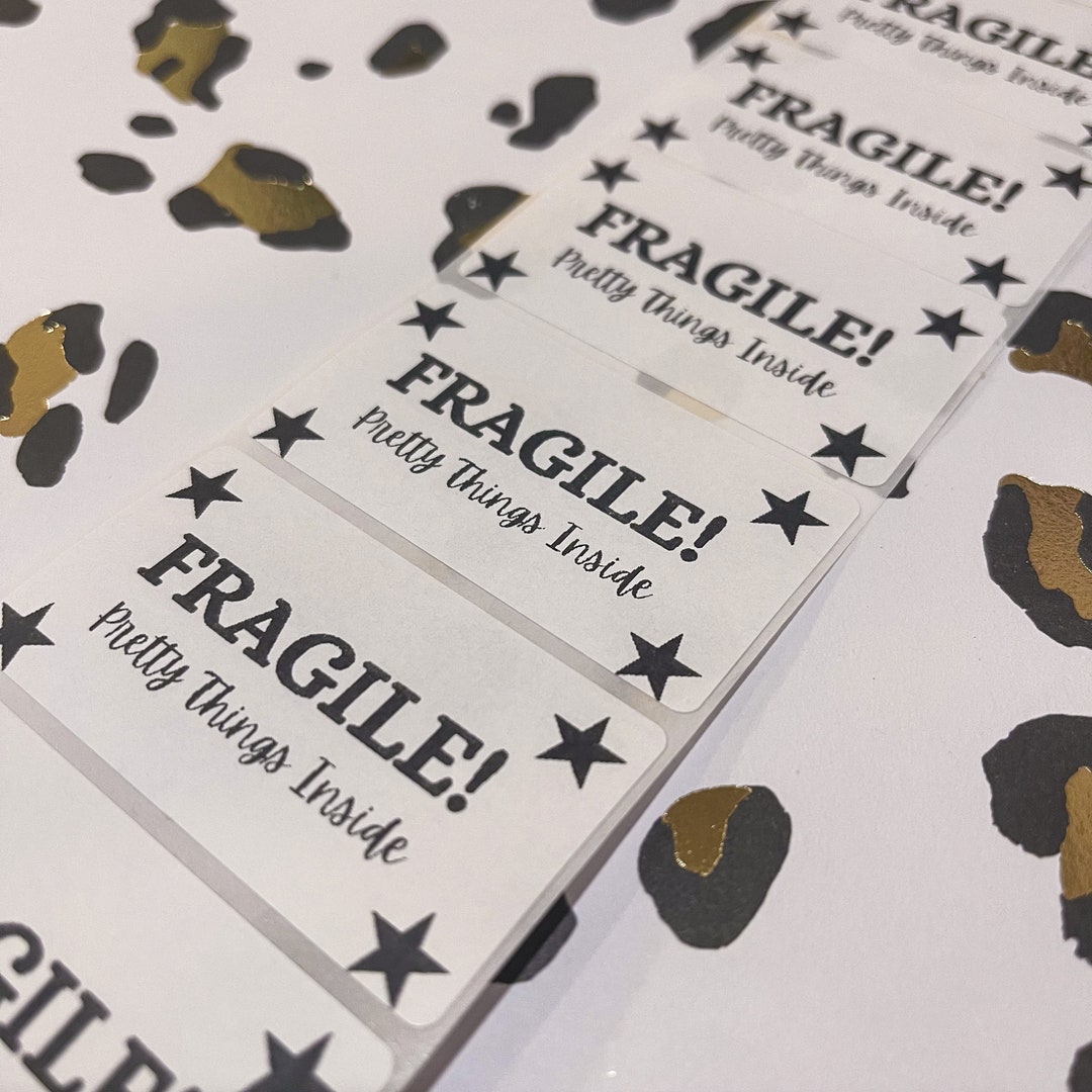 Fragile Stickers Packaging Stickers Business Stickers Pretty Things ...