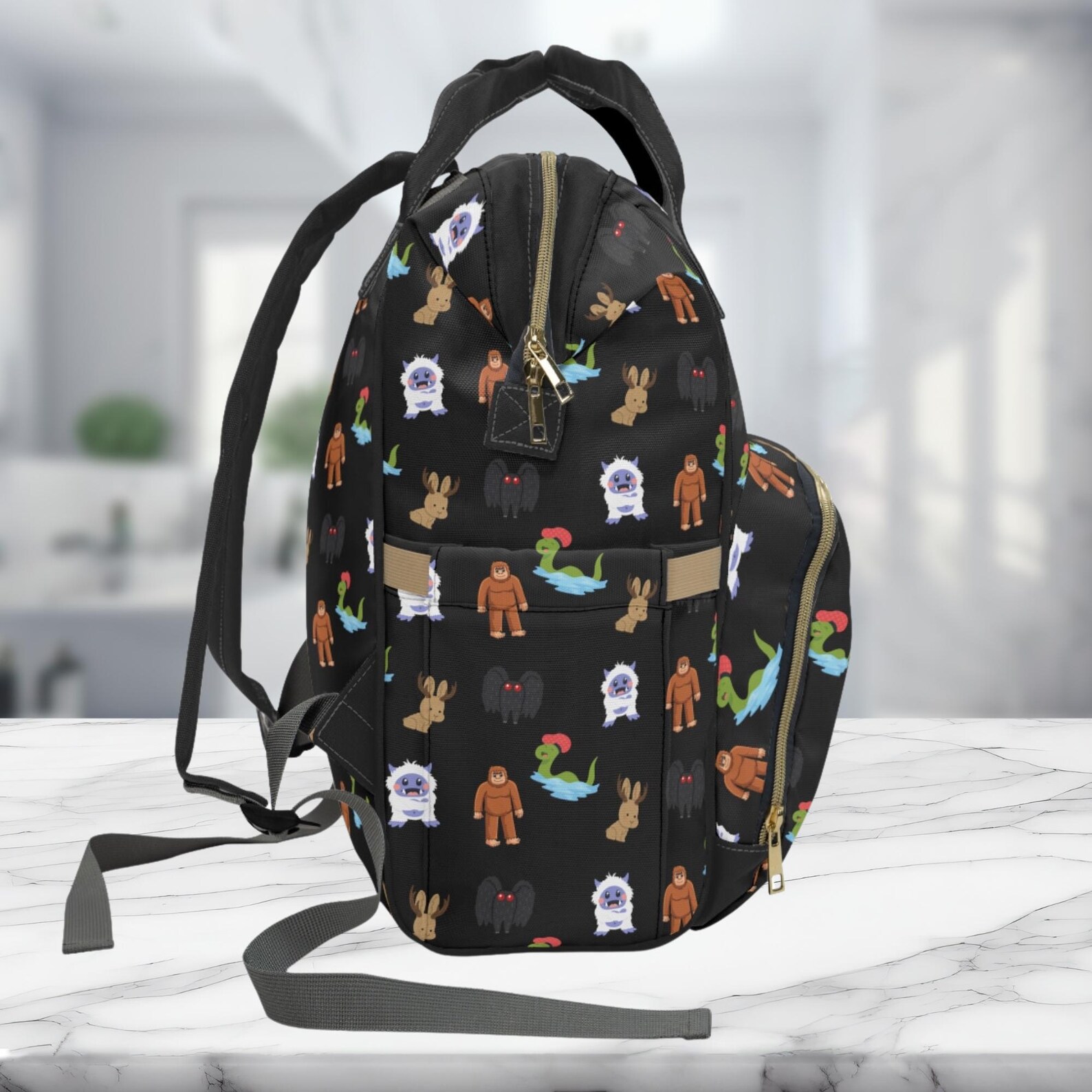 Cryptids Diaper Backpack - Etsy