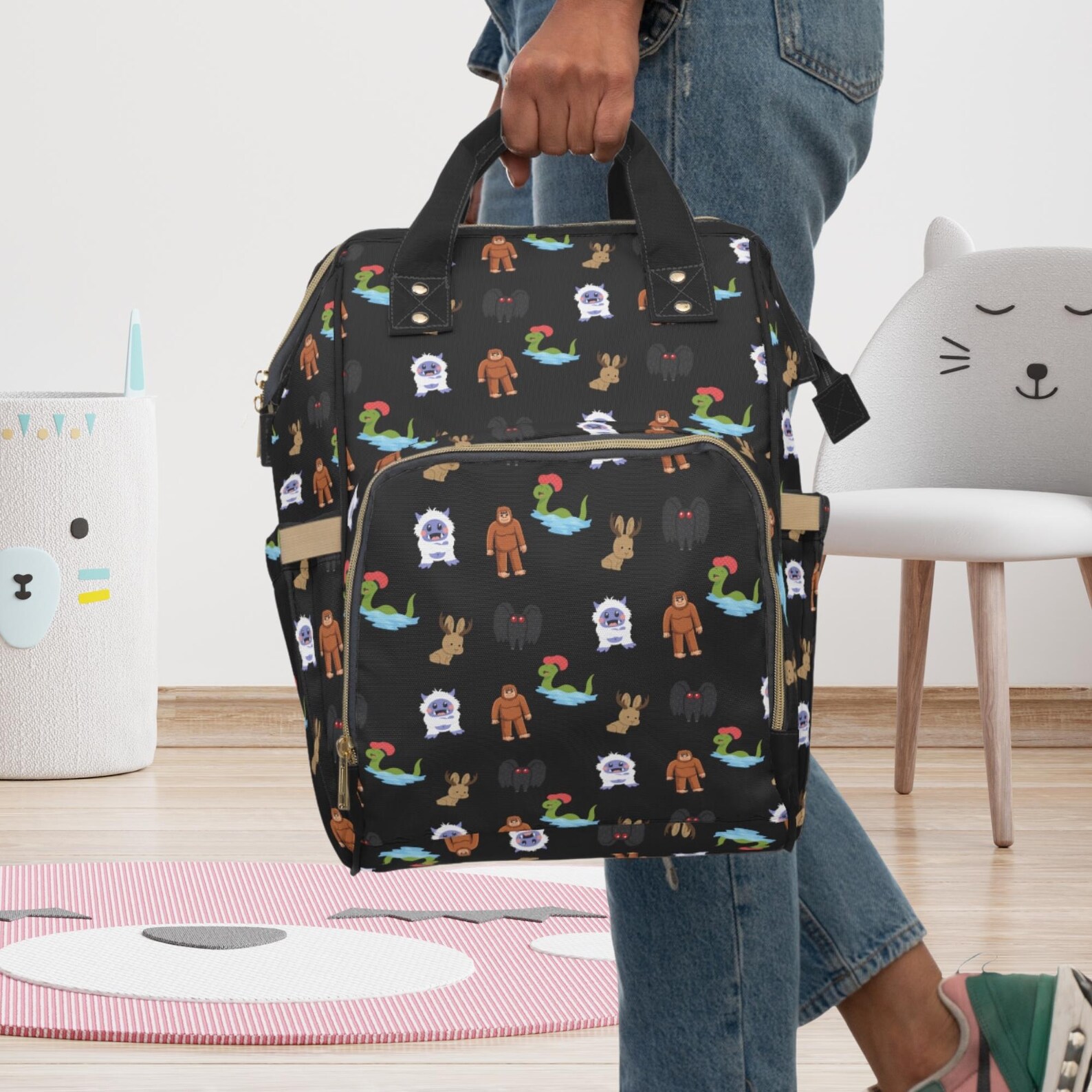 Cryptids Diaper Backpack - Etsy