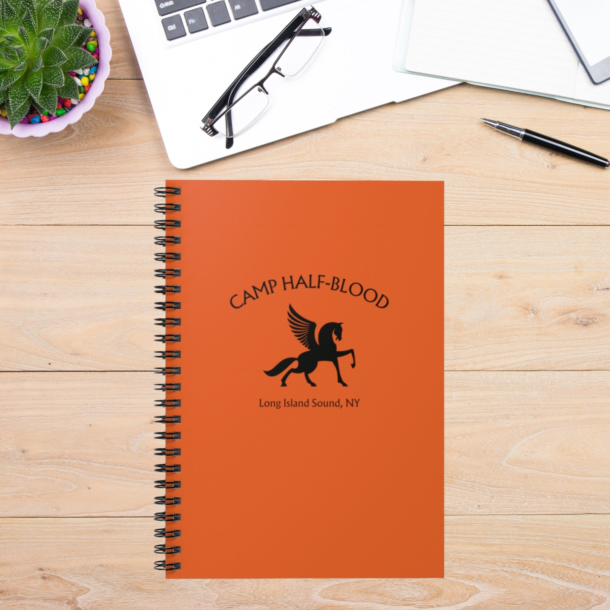Demigod Camp Notebook, Greek Spiral Lined Notebook - Etsy