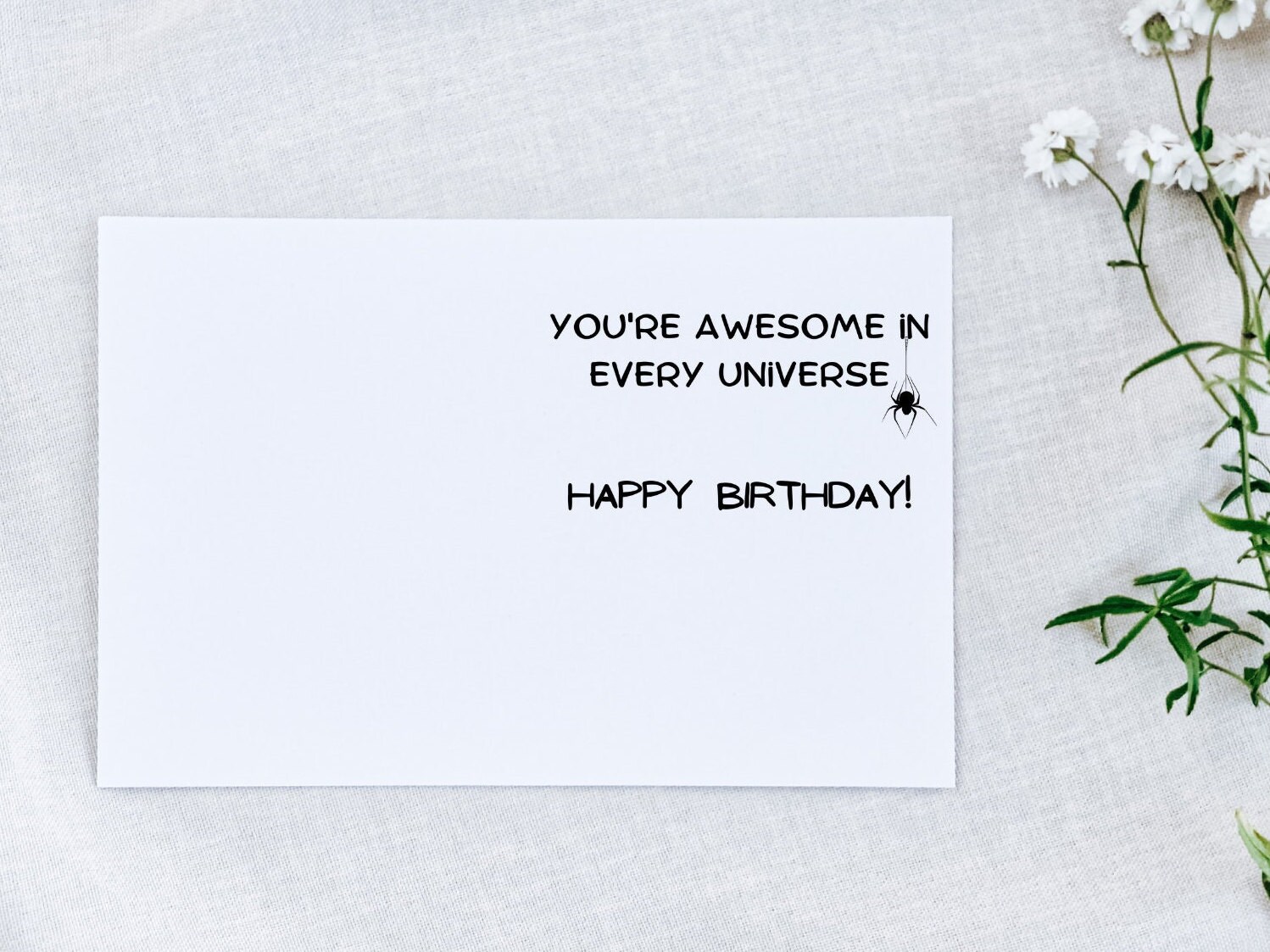 Spider Hero Birthday Card, Printable Birthday Card for Kids - Etsy
