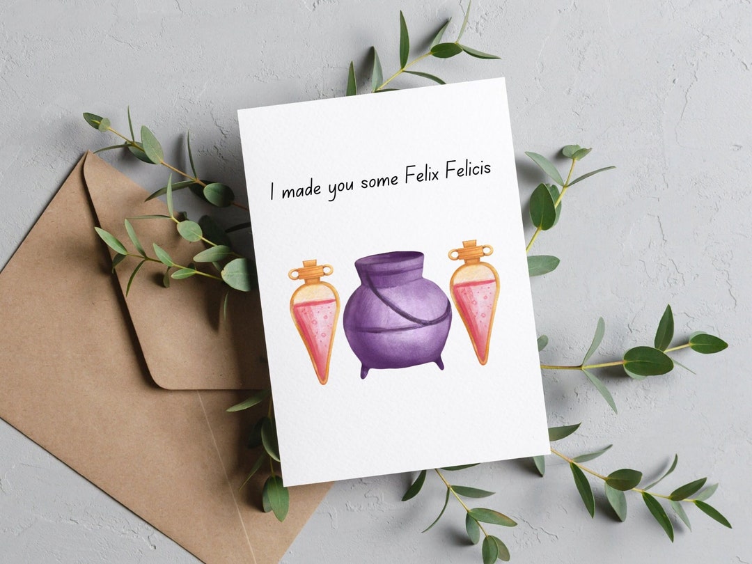 Potions Birthday Card, Magic Wizarding World Printable Birthday Card - Etsy