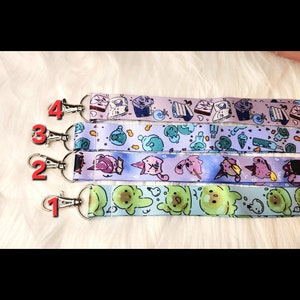 Magical Nerd Landyard Cute Cat Book Slime Position Pet - Etsy