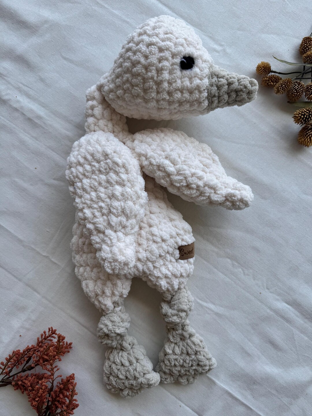 Crocheted Goose Lovey - Etsy