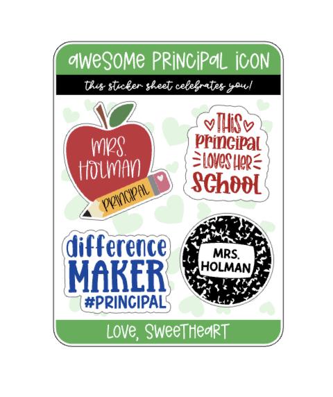 Custom School Staff Sticker Sheets – Choose Your Role! - Etsy