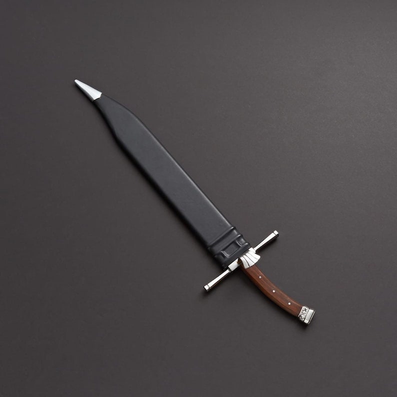 30 Inches Long Blade Sword-dragon Tooth Sword-t Guard Handle-full Tang ...