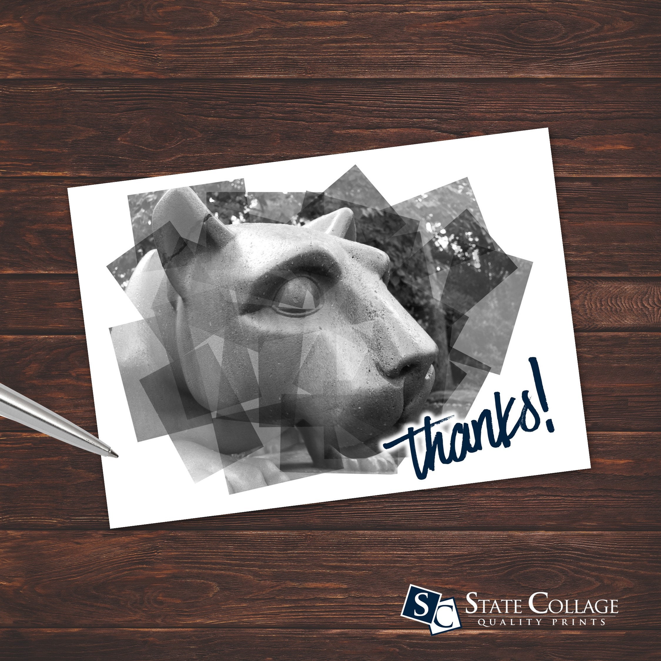 Penn State Thank You Cards | Original Lion Shrine Collage Design ...