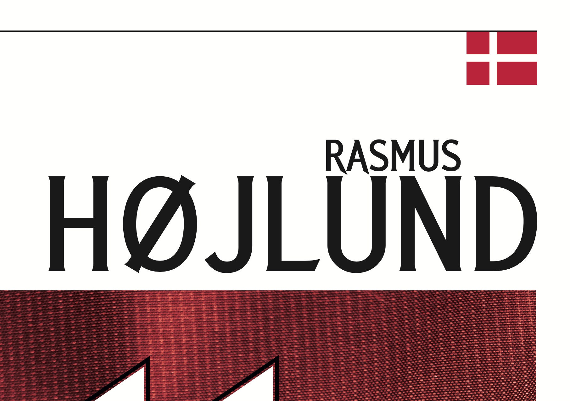 Rasmus Hojlund Fútbolista Famoso Profesional MU FC Póster vendido por ...