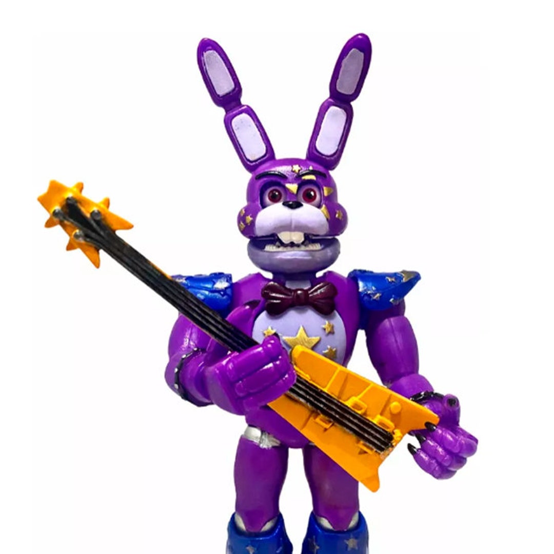 Fnaf 6 Action Figures Rockstar Bonnie at Evelyn Harry blog