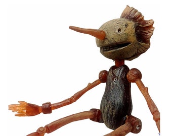 Pinocchio Mexican Action Toy Figure 7 Guillermo Del Toro - Etsy