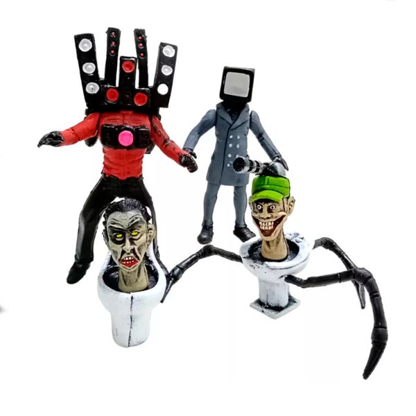 Skibidi Toilet Figures - Etsy