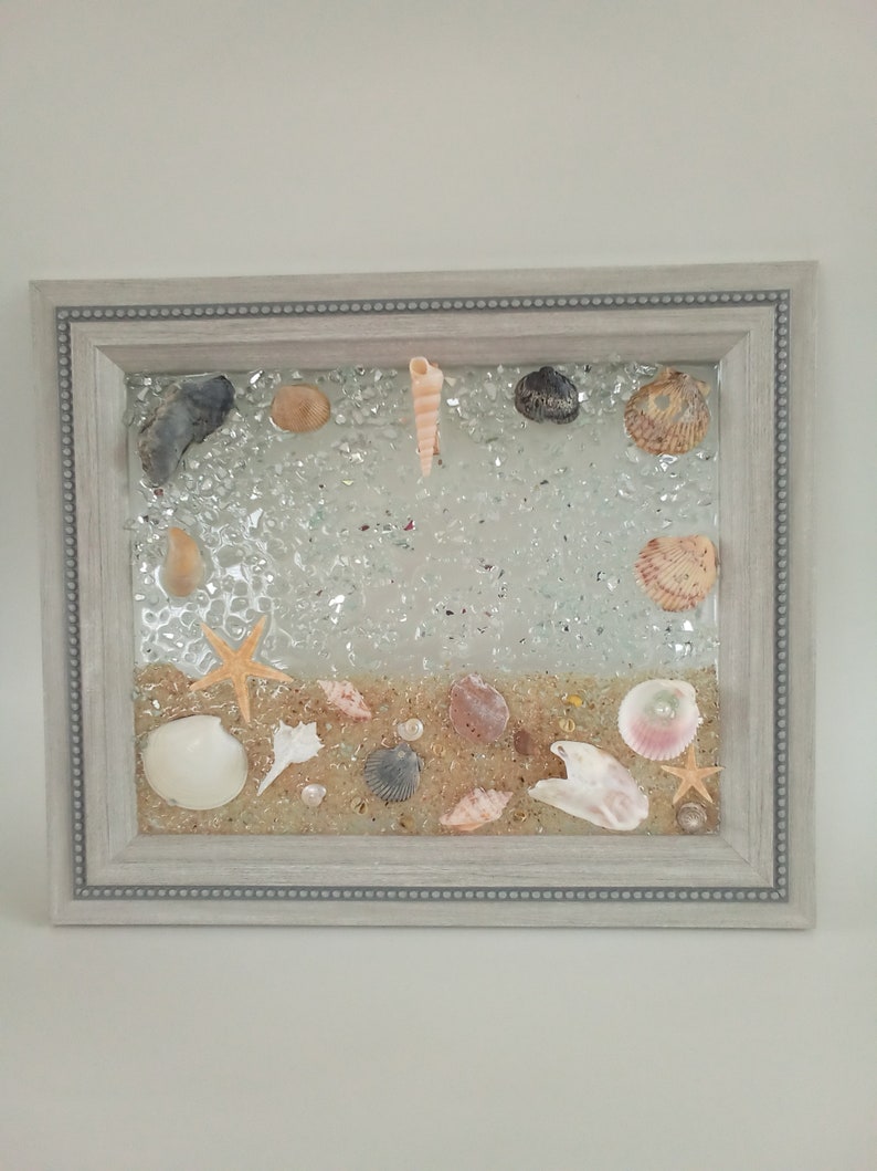 Resin Beach Theme 8x10 Gray Picture Frame - Etsy