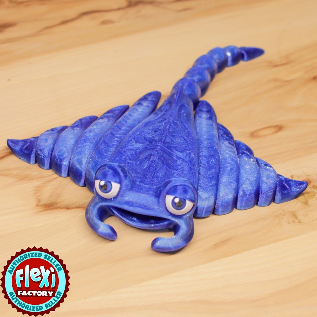 Flexi Factory Manta Ray With Articulated Limbs - 3D Printed - Etsy