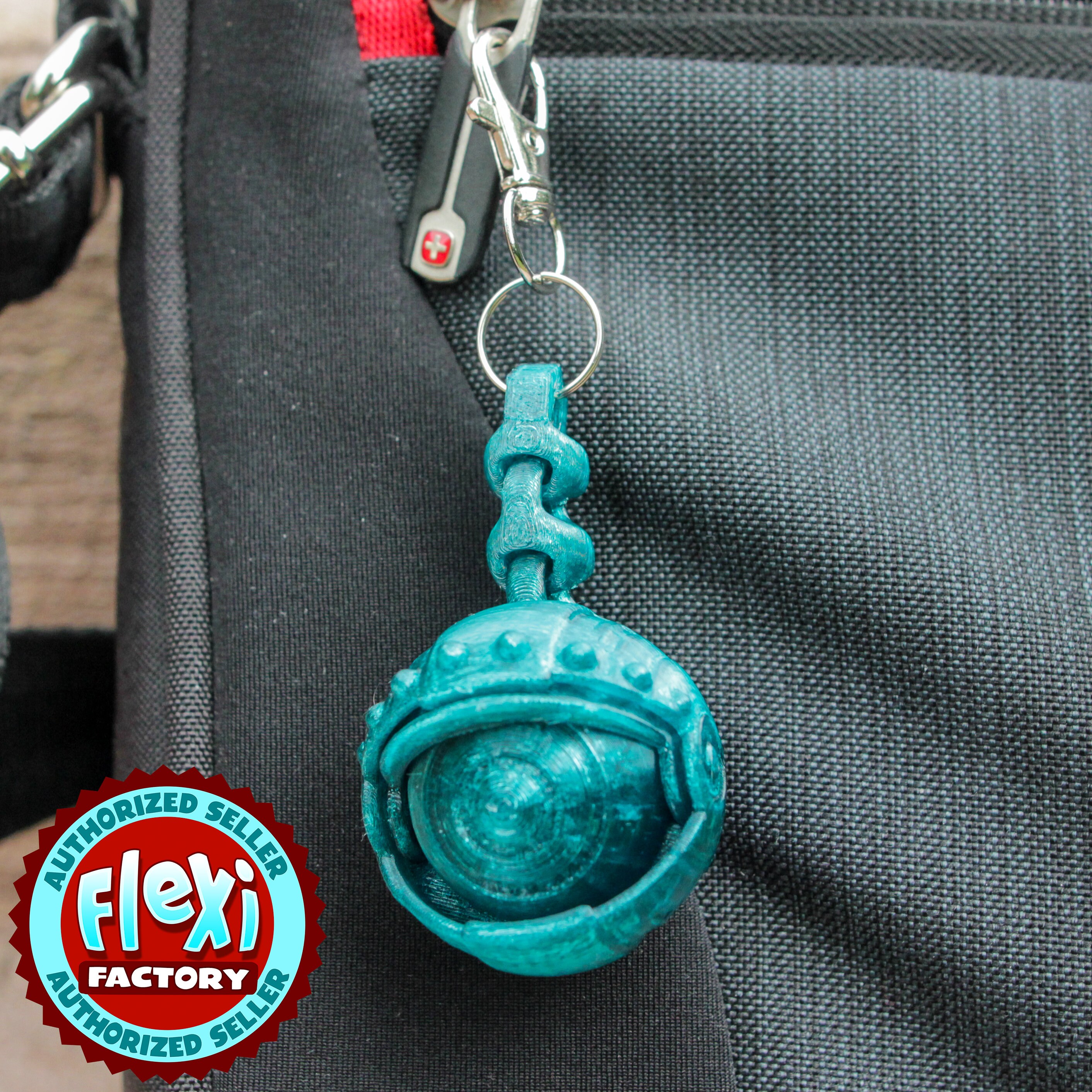3D Printed Flexi Robot Eye Keychain - Etsy