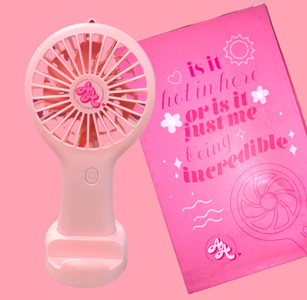 Portable Electric Fan, Chargeable Fan, Travel Fan, on the Go Fan, Mini ...
