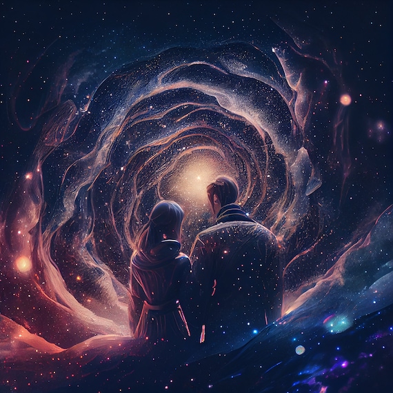 Space Love Wallpaper