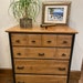 SOLD- Stunning, All Wood Updated Chest of Drawers With Beautifully ...